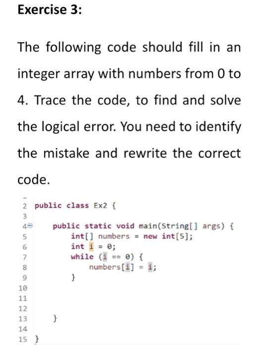 Solved Exercise1: Create a program that stores data for 5 | Chegg.com