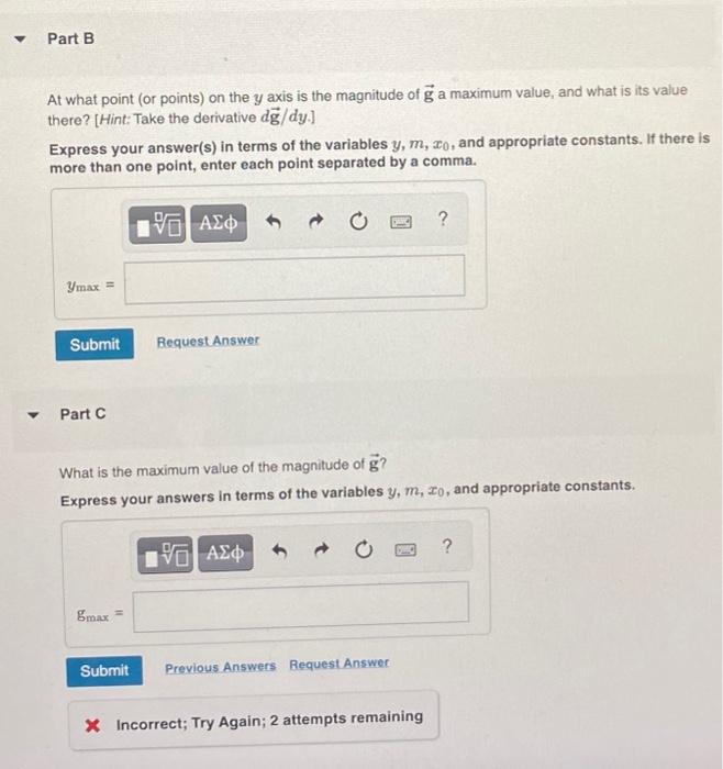 Solved Two identical particles, each of mass m, are located | Chegg.com