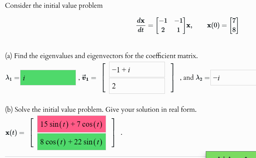 Solved solve. Consider the initial value | Chegg.com