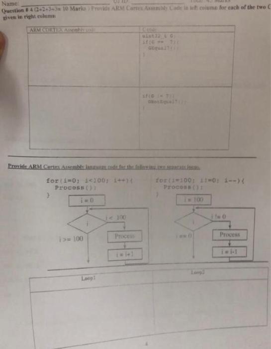 Solved please solution this questionq4/ provide ARM cortex | Chegg.com
