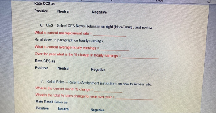 Tony Boddie For each of the economic indicators | Chegg.com