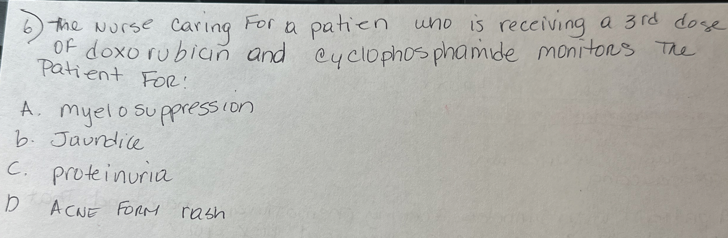 Solved The wurse caring for a patien uno is receiving a 3 | Chegg.com