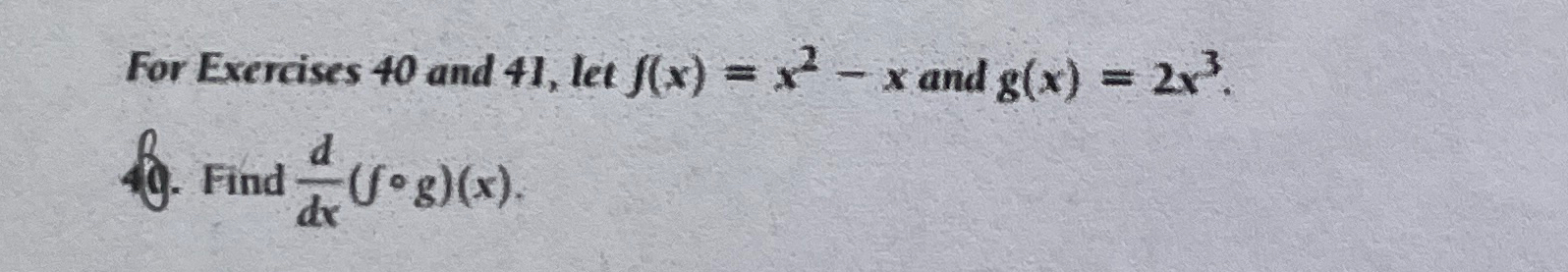 Solved For Exercises 40 ﻿and 41 , ﻿let f(x)=x2-x ﻿and | Chegg.com