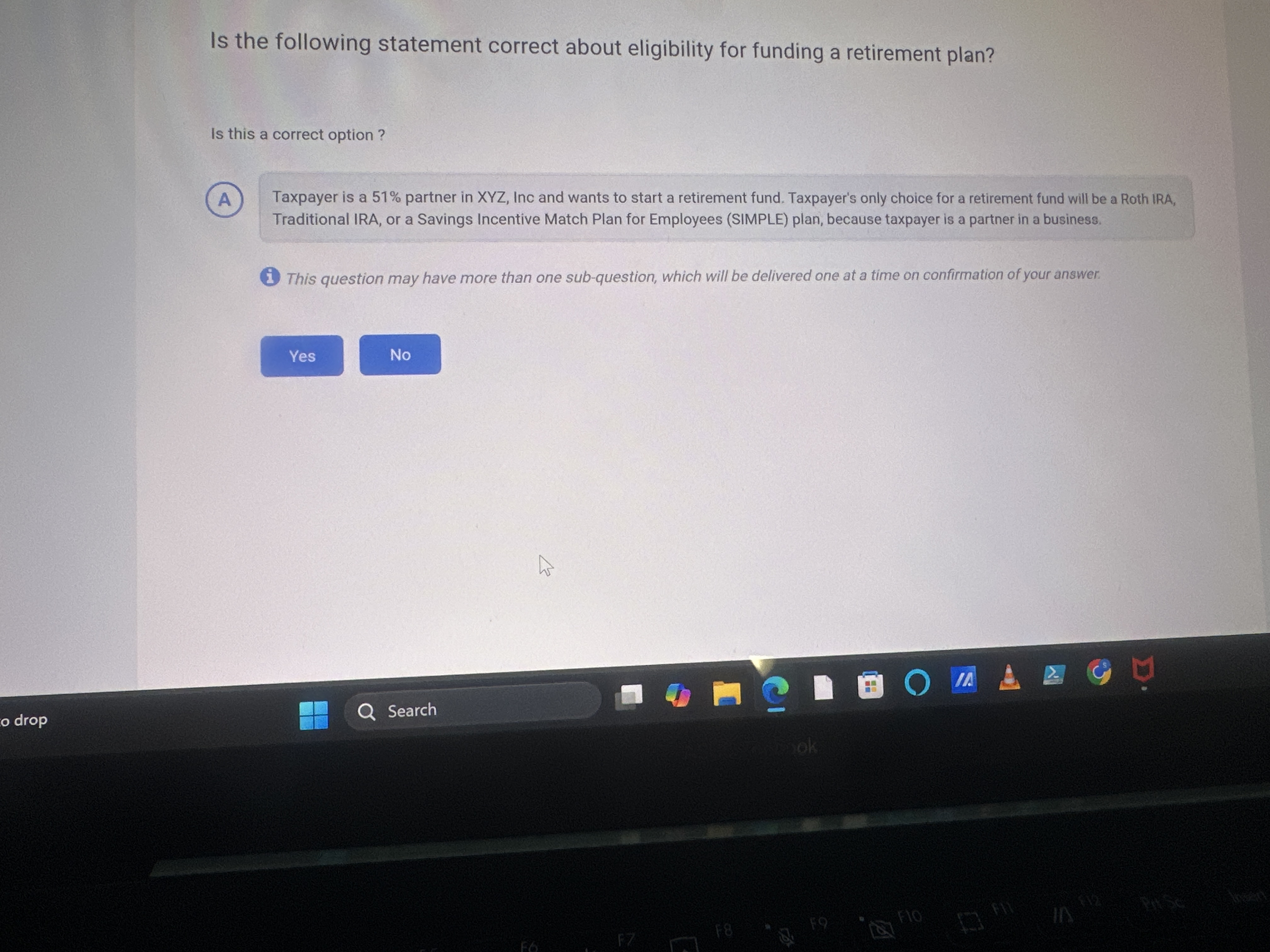 Solved Is the following statement correct about eligibility | Chegg.com