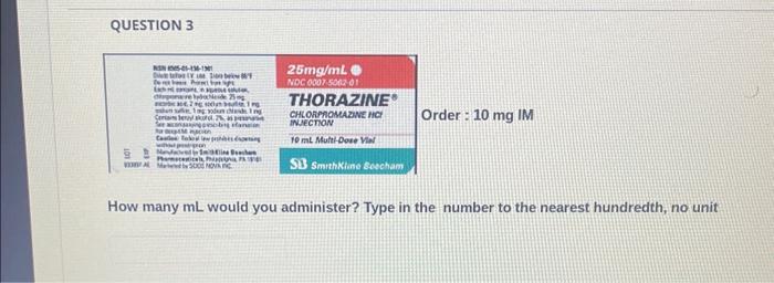 Solved QUESTION 2 Examine the label. State the dosage | Chegg.com