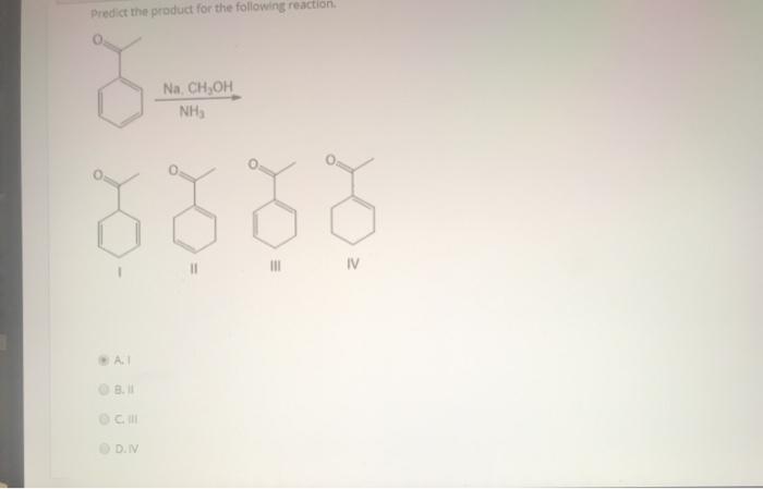 Solved Predict the product for the following reaction Na. CH | Chegg.com