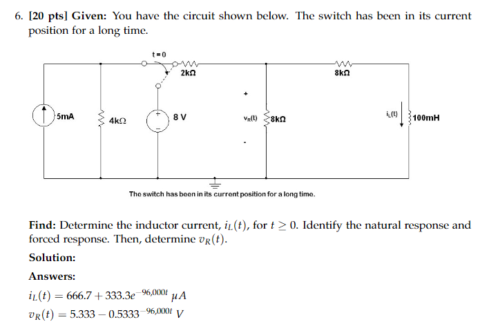 Solved Show how to ﻿solve, answers are given at ﻿the | Chegg.com