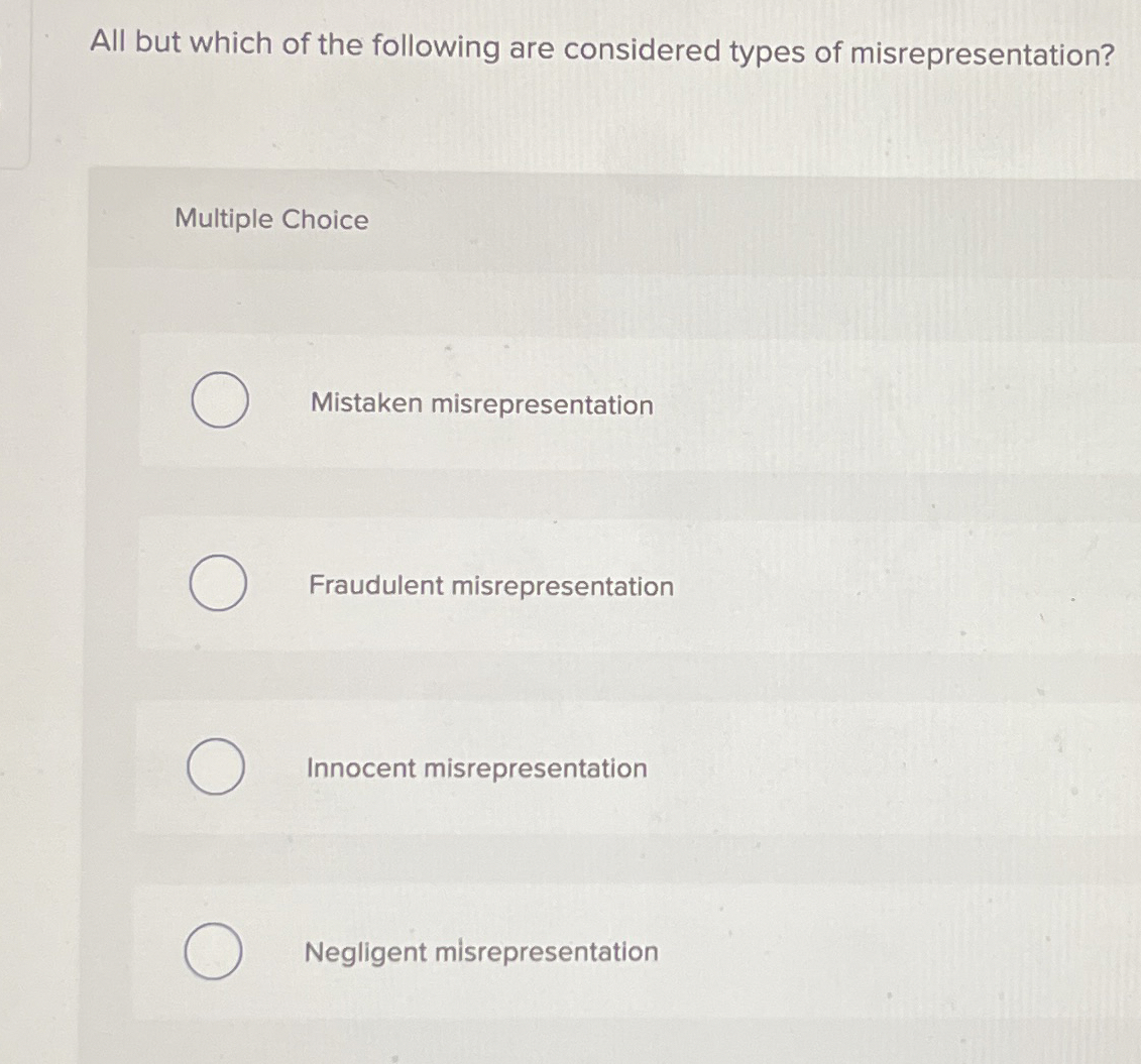 Solved All but which of the following are considered types | Chegg.com