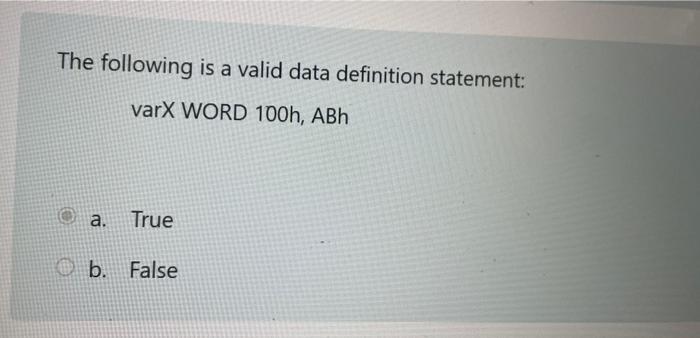 Solved Which of the following is the binary translation of | Chegg.com