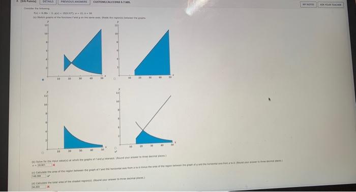 Solved need parts A and C solve to check my work need parts | Chegg.com