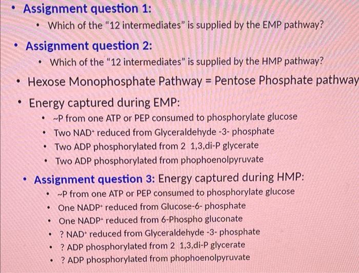 Solved - Which of the "12 intermediates" is supplied by the | Chegg.com