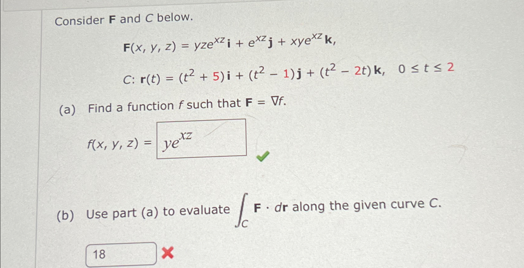 Solved Consider F ﻿and C | Chegg.com
