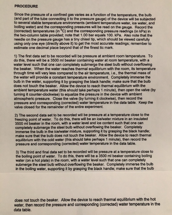 Part 2: ABSOLUTE ZERO DEVICE DATA Ambient in Room | Chegg.com