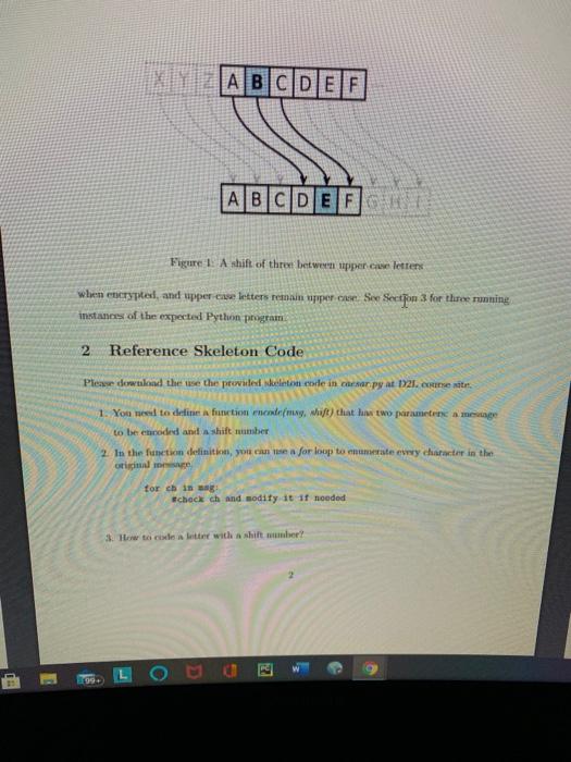 Solved Write a Python program named cesar.py that implements | Chegg.com