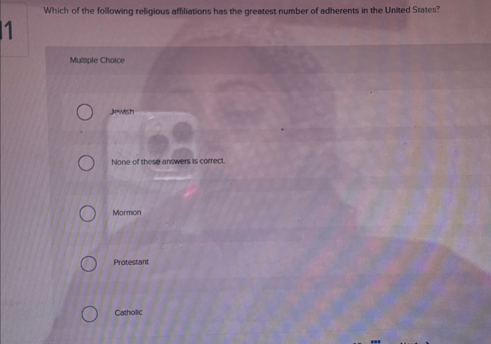 Solved Which of the following religious affiliations has the | Chegg.com