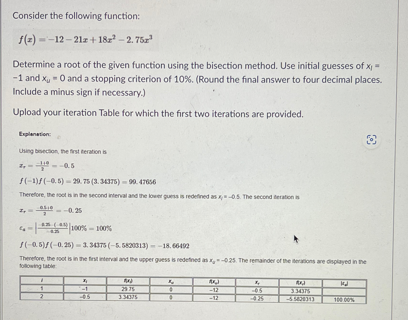 Solved Please Use Matlab Consider The Following 