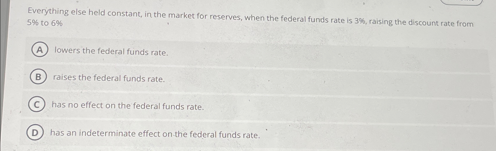Solved Everything else held constant, in the market for | Chegg.com