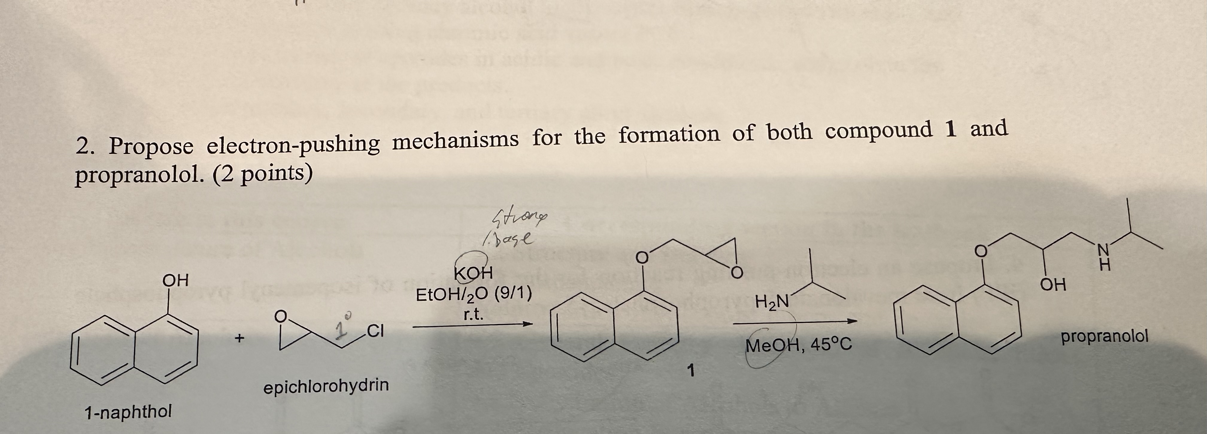 Solved Propose electron-pushing mechanisms for the formation | Chegg.com