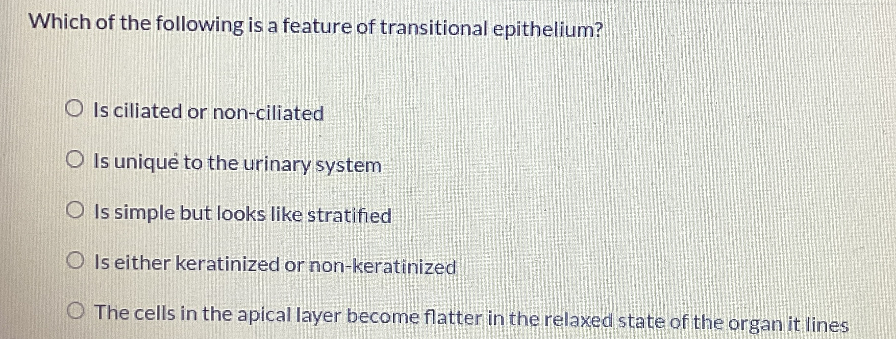 Solved Which of the following is a feature of transitional | Chegg.com