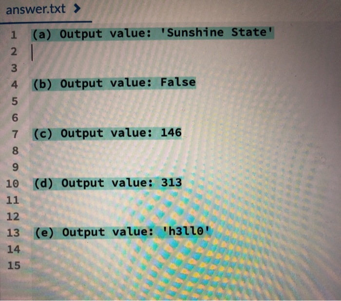Solved Problem Construct A Single Python Expression Which 2430