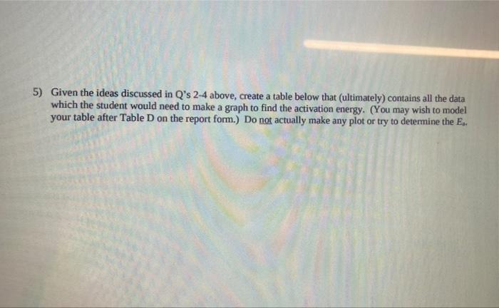 Solved 68 A student wants to use an Arrhenius plot to | Chegg.com