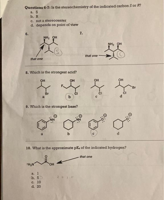 Solved hello, I am studying in preparation for my exam and | Chegg.com