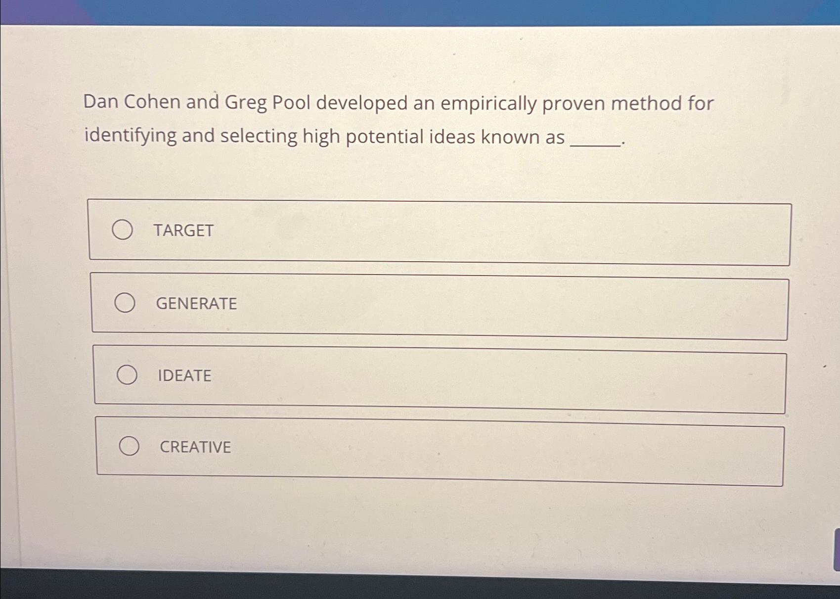 Solved Dan Cohen and Greg Pool developed an empirically | Chegg.com