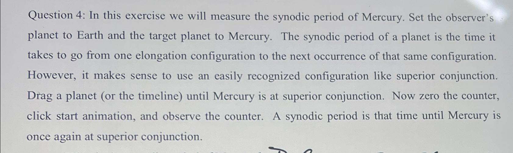Question 4: In this exercise we will measure the | Chegg.com