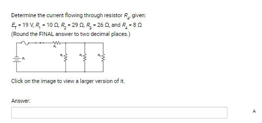 Solved Determine the current flowing through resistor R4 | Chegg.com