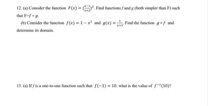 Solved 12. (a) Consider the function F(x) = (-)². Find | Chegg.com