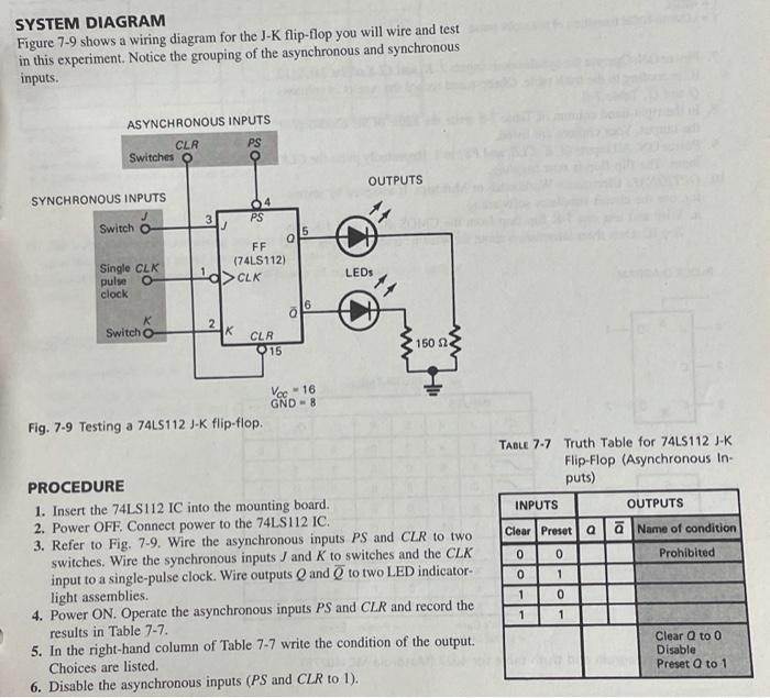 Solved Need help filling out the truth tables. Table 7-7, | Chegg.com