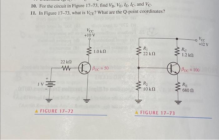 Solved 10. For the circuit in Figure 17−73, find | Chegg.com