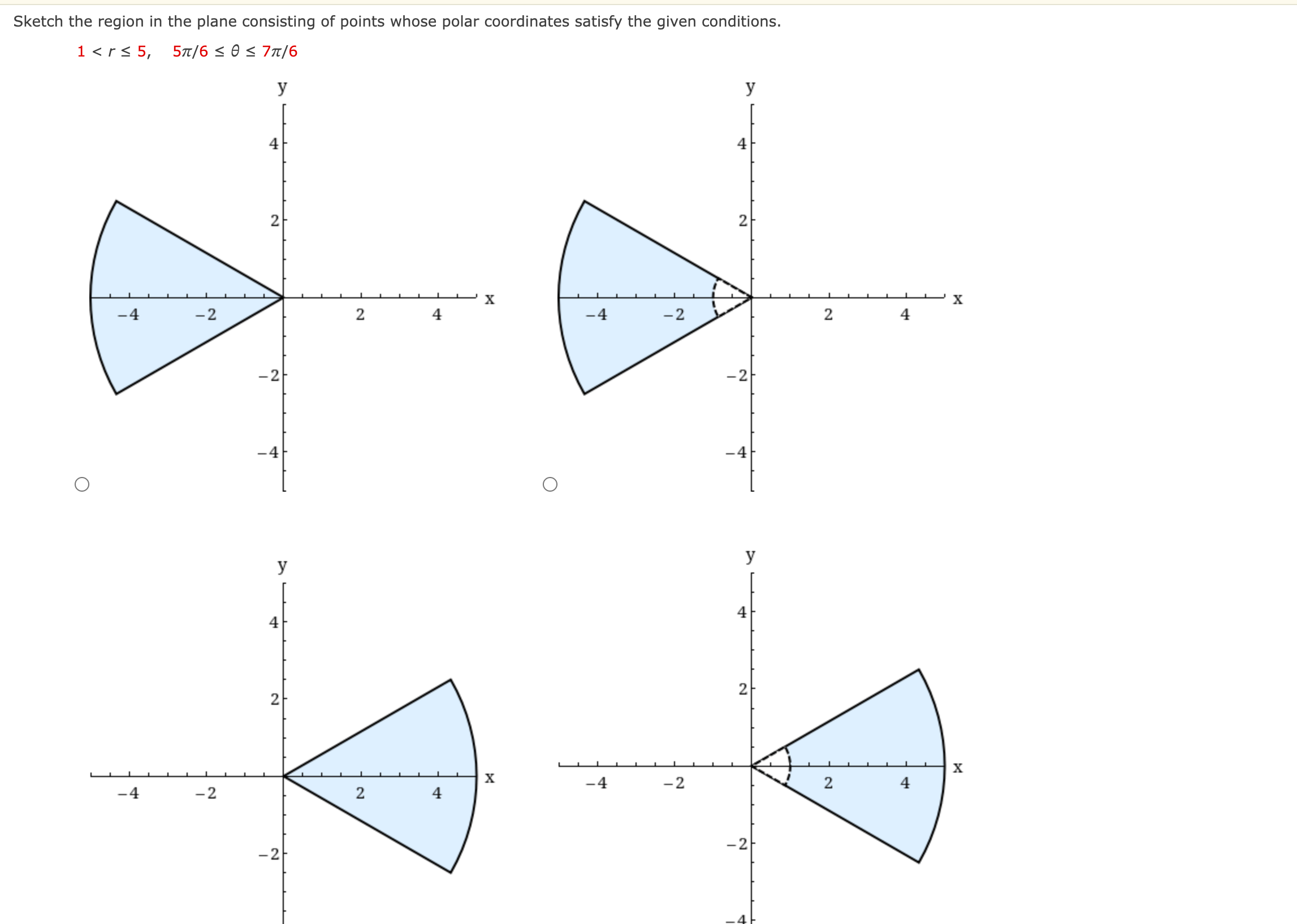 Solved Sketch the region in the plane consisting of points | Chegg.com