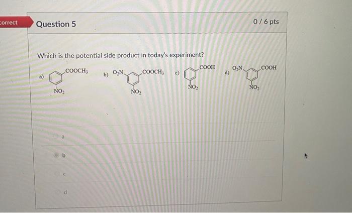 Solved During The Nitration Of Methyl Benzoate Which Acts