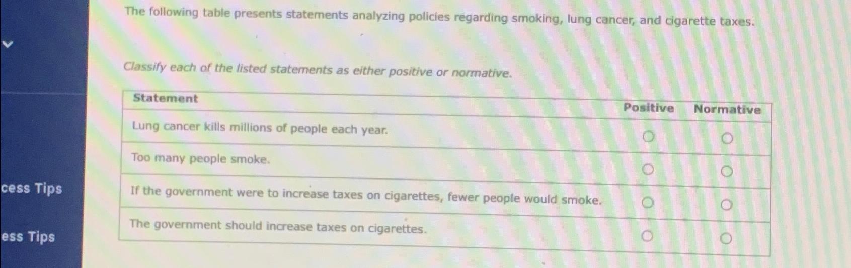 Solved The following table presents statements analyzing | Chegg.com