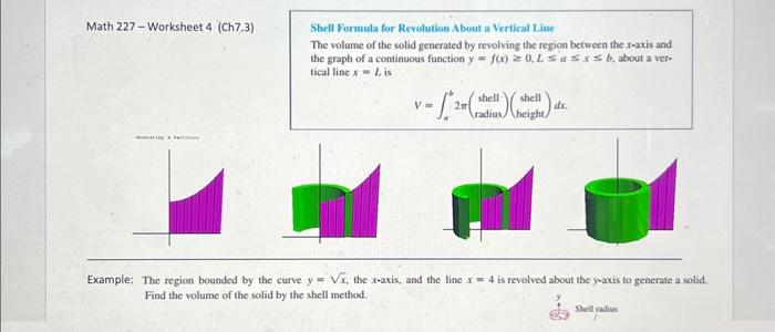 Solved You Try: Use the Shell Method 6. y=21x2+1 Revolve | Chegg.com