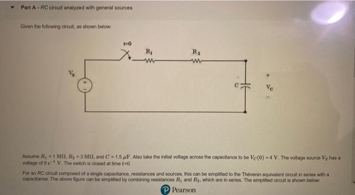Solved Learning Goal: To analyze RC and Ri circuits with | Chegg.com