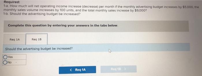 Solved Exercise 5-5 (Static) Changes in Variable Costs, | Chegg.com