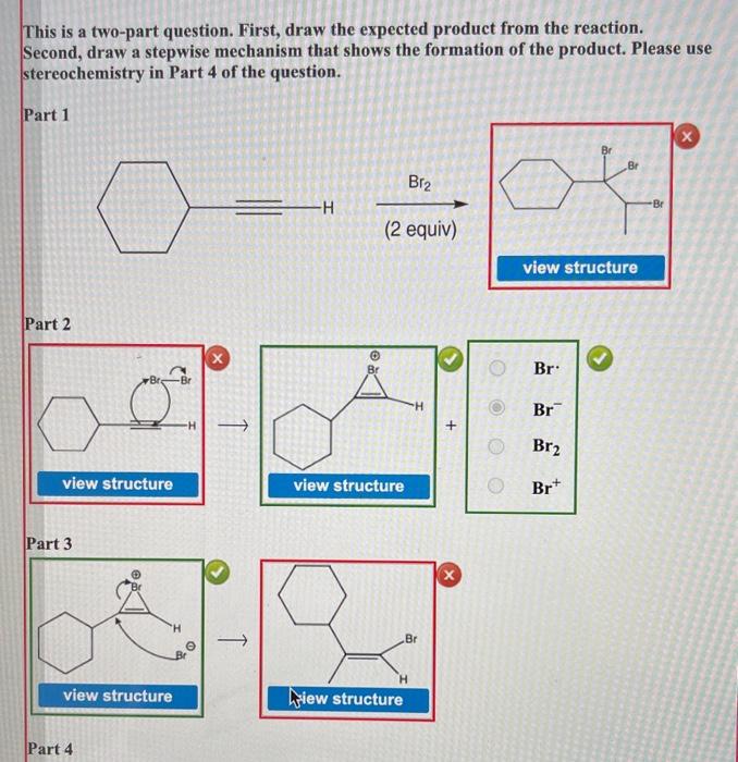 Solved This is a two-part question. First, draw the expected | Chegg.com