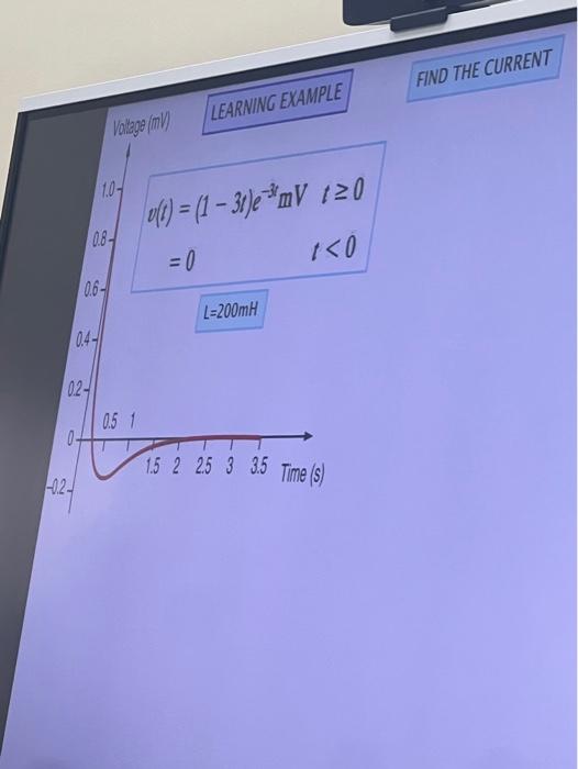 Solved LEARNING EXAMPLE FIND THE CURRENT | Chegg.com