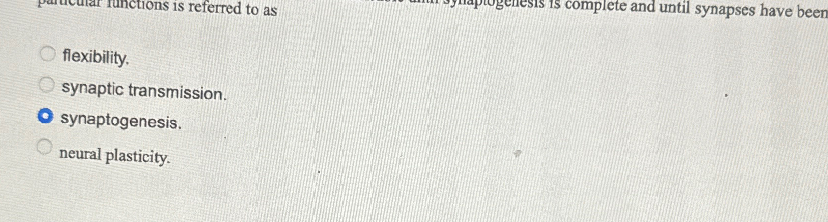 Solved flexibility.synaptic | Chegg.com