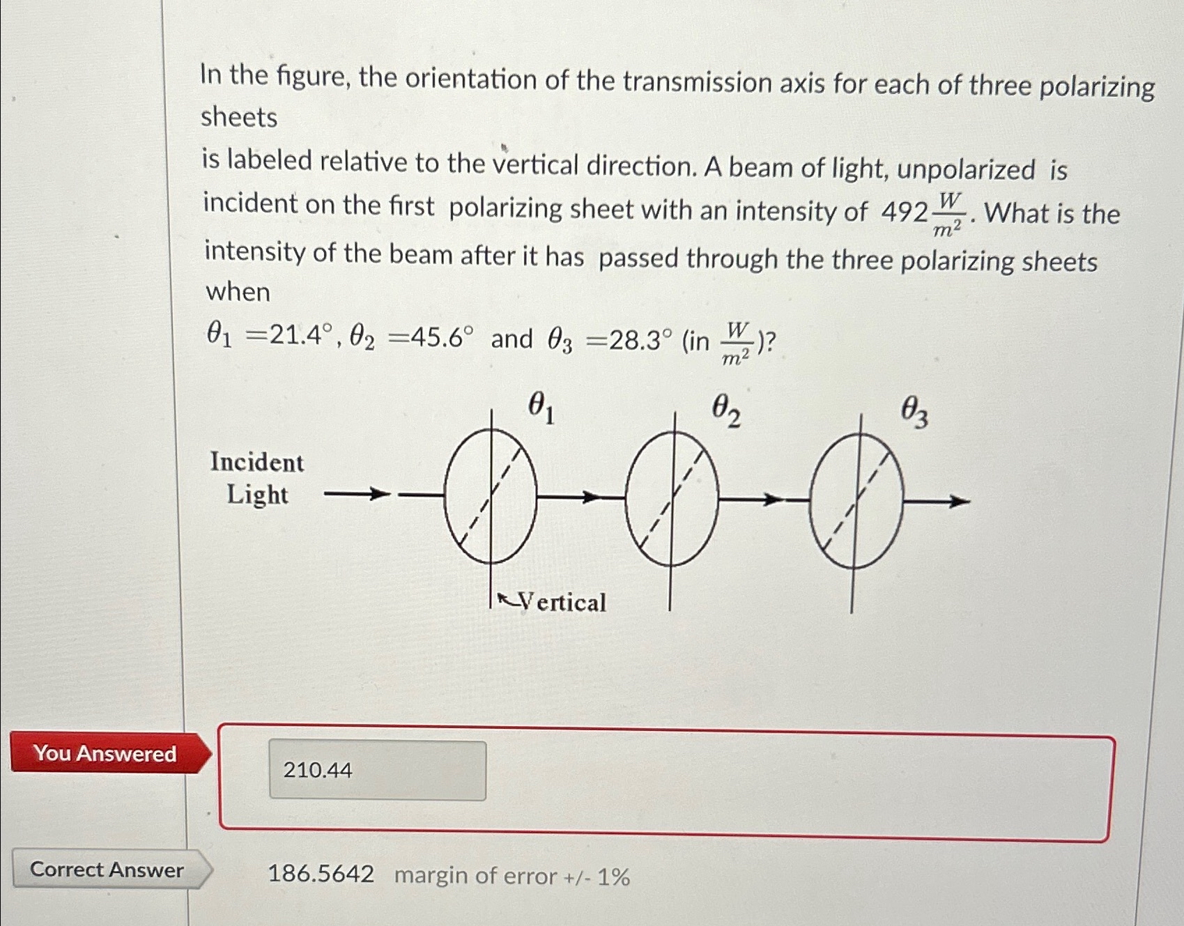 Solved In the figure, the orientation of the transmission | Chegg.com