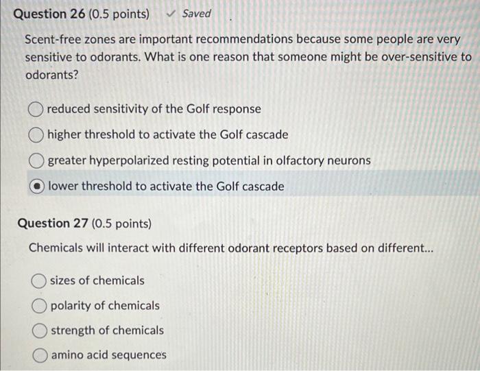 Solved Scent-free zones are important recommendations | Chegg.com