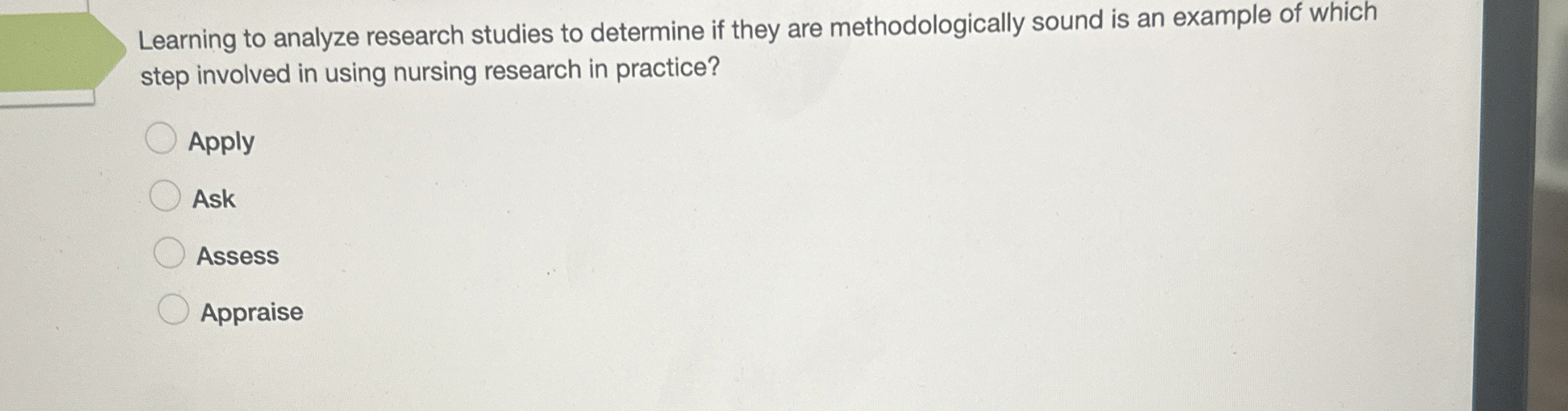 Solved Learning to analyze research studies to determine if | Chegg.com