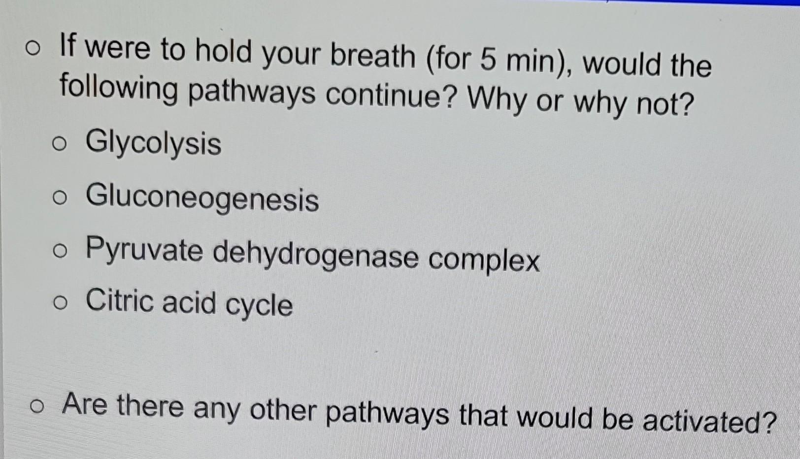 [Solved]: If were to hold your breath (for ( 5 m