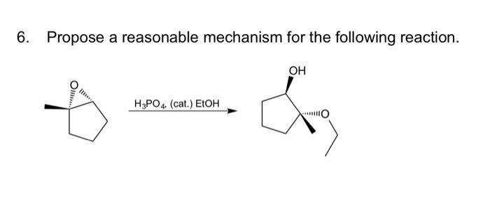 Solved Propose a reasonable mechanism for the following | Chegg.com Solved Propose a reasonable mechanism for the following | Chegg.com
