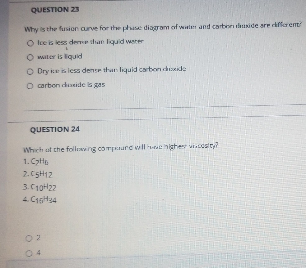 Phase Diagrams For Co2 And H20 Phase Diagrams: Carbon Dioxid