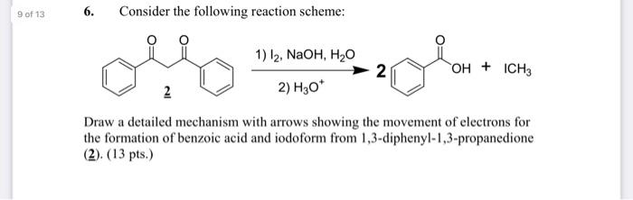 Solved 6. Consider the following reaction scheme: 1) | Chegg.com