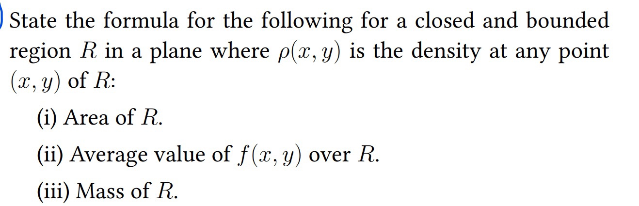 Solved State the formula for the following for a closed and | Chegg.com