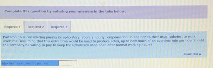 Solved Exercise 13-6 (Static) Managing a Constrained | Chegg.com